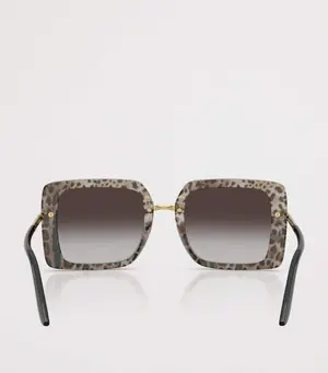 Dolce & Gabbana Acetate Square Sunglasses - Black