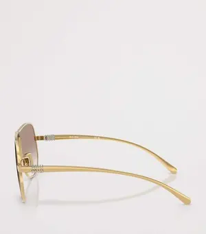 Miu Miu Metal Pilot Sunglasses
