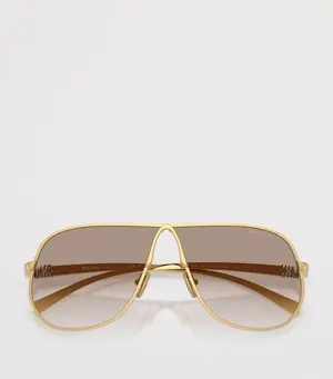 Miu Miu Metal Pilot Sunglasses