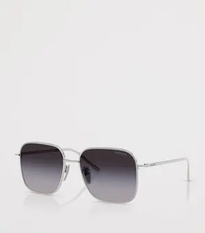 Prada Metal Square Sunglasses