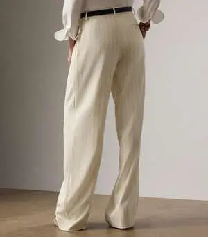 Ralph Lauren Wool Crepe Jody Trousers