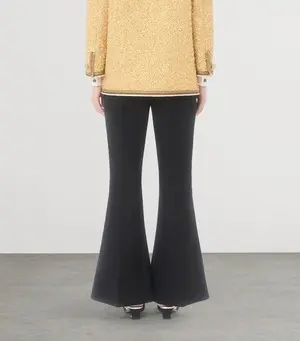 Valentino Garavani Virgin Wool Flared Trousers