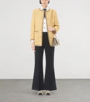 Valentino Garavani Virgin Wool Flared Trousers
