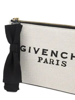 Givenchy Lovo Cotton Pouch - Beige