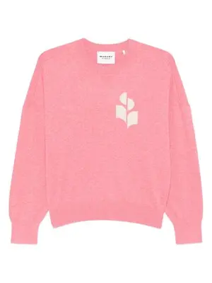 MARANT ETOILE Marisans Cotton And Wool Sweater - Pink