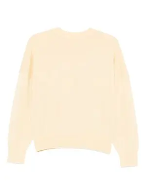 MARANT ETOILE Marisans Cotton And Wool Sweater - Yellow