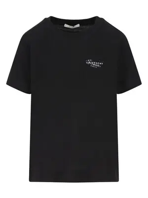 Givenchy Logo Cotton T-shirt - Black
