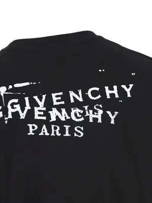 Givenchy Logo Cotton T-shirt - Black