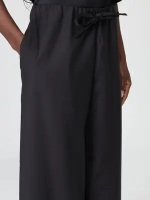 TOTEME Wide Leg Trousers - Black