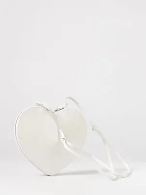 Alaïa Mini Heart Bag - White