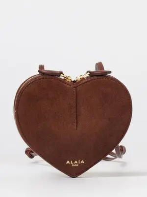 Alaïa Heart Mini Bag - Brown