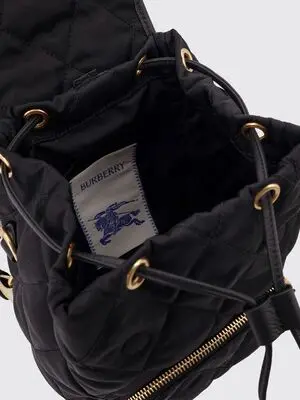 Burberry Quilted Backpack - Black