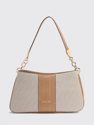 Liu Jo Liu Jo Monogram Shoulder Bag Beige
