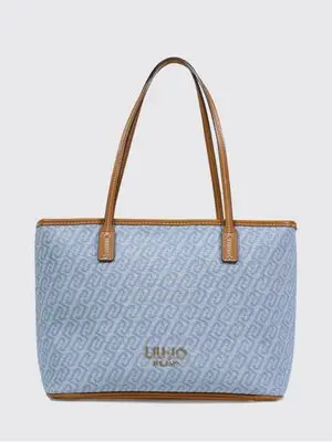 Liu Jo Monogram Tote Bag - Gnawed Blue