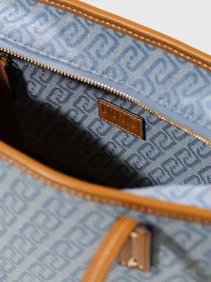 Liu Jo Monogram Tote Bag - Gnawed Blue