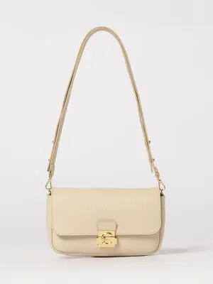 COCCINELLE Mini Bag With Turn Lock Clasp - Sand
