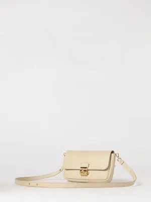 COCCINELLE Mini Bag With Turn Lock Clasp - Sand