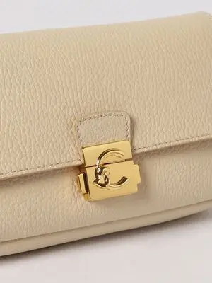 COCCINELLE Mini Bag With Turn Lock Clasp - Sand