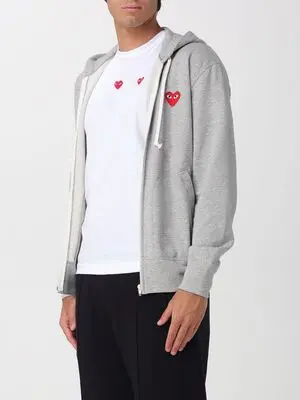 Comme Des Garçons Cotton Zip-up Hoodie