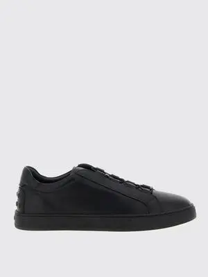 TOD'S Smooth Calfskin Slip-on Sneakers With Gommini Heel - Black