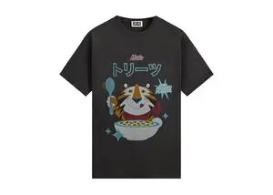 Kith Treats Kellogg’s Frosted Flakes Cereal Tony The Tiger Japanese Vintage Tee Shirt - Black