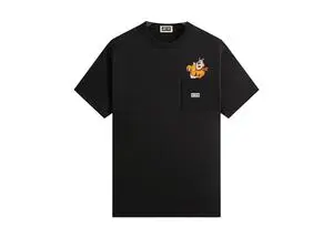 Kith Treats Kellogg’s Frosted Flakes Cereal Tony The Tiger Tony Signature Tee Shirt - Black
