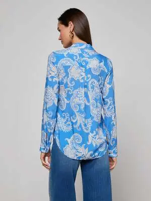 L'Agence Holly Paisley Blouse