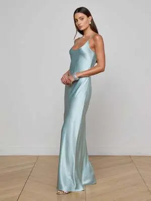 L'Agence Charmaine Silk Gown