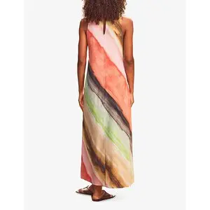RO&ZO Stretch-woven Ombre Maxi Dress