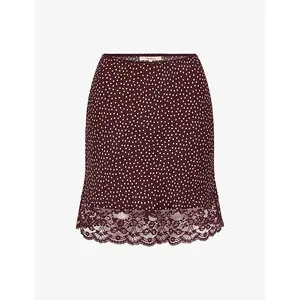 OMNES Remi Polka-dot Mini Skirt