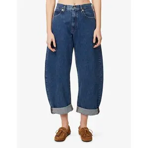 FRAME The Bubble Turn-up Denim Jeans - Lavish