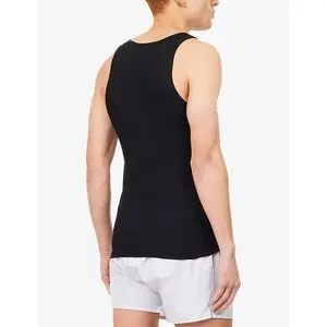 TOM FORD Ribbed Scoop-neck Cotton-blend Top