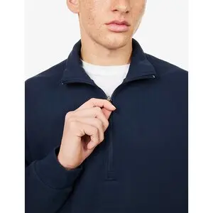 Lululemon Relaxed Fit Half-zip Cotton-blend Sweatshirt