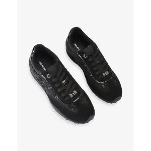Kurt Geiger Mesh Trainers - Black