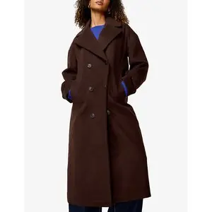 OMNES Tina Double-breasted Woven Coat