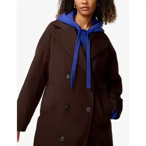 OMNES Tina Double-breasted Woven Coat