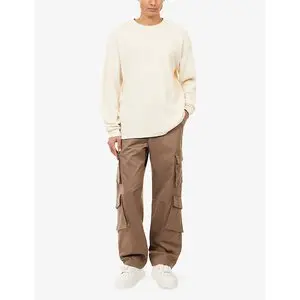 New Era Waffle Long-sleeve Cotton-blend T-shirt