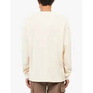 New Era Waffle Long-sleeve Cotton-blend T-shirt