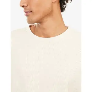 New Era Waffle Long-sleeve Cotton-blend T-shirt