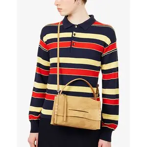 JW Anderson Loafer Small Suede Shoulder Bag