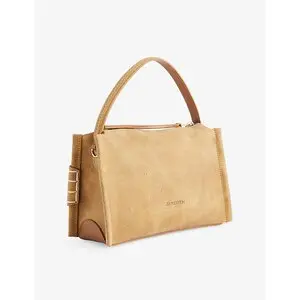 JW Anderson Loafer Small Suede Shoulder Bag
