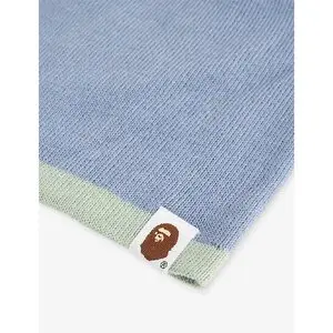 A BATHING APE Mad Face Knit Beanie Hat