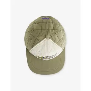 A BATHING APE Logo-embroidered Quilted Cap