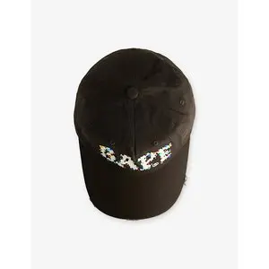 A BATHING APE Embellished-logo Cotton Cap