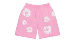 DENIM TEARS Cotton Wreath Sweatshorts - Pink
