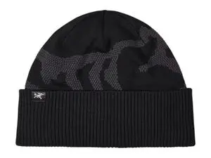 Arc'teryx Grotto Rib Toque Beanie - Black/graphite