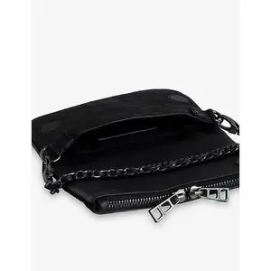 Zadig&Voltaire Rock Nano Soft Savage Leather Clutch - Black