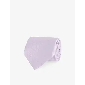 TOM FORD Satin Textured Silk Tie - Pale Lavender