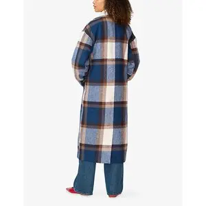 OMNES Checked Woven Coat