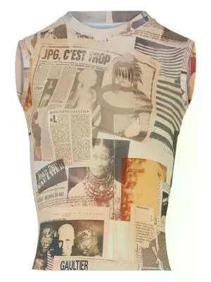 Jean Paul Gaultier Printed Camis Tanks For Women